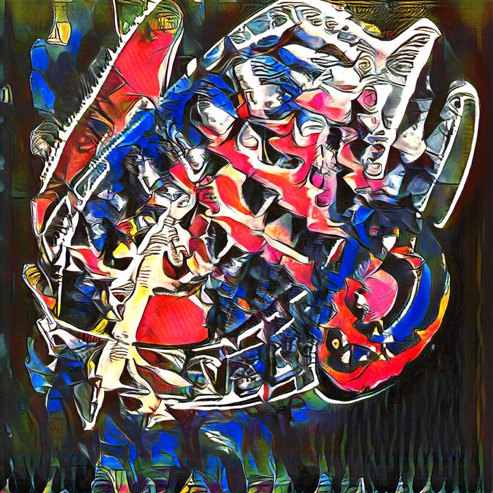 An Undersea Craft - Imagined Cubism - Paintings & Prints, Abstract, Man ...