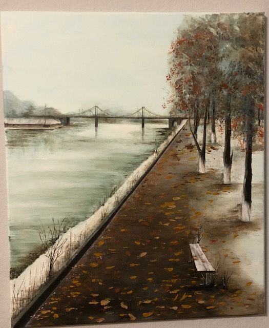 Bridge. Alley. - EVasilyeva - Paintings & Prints, Landscapes & Nature ...
