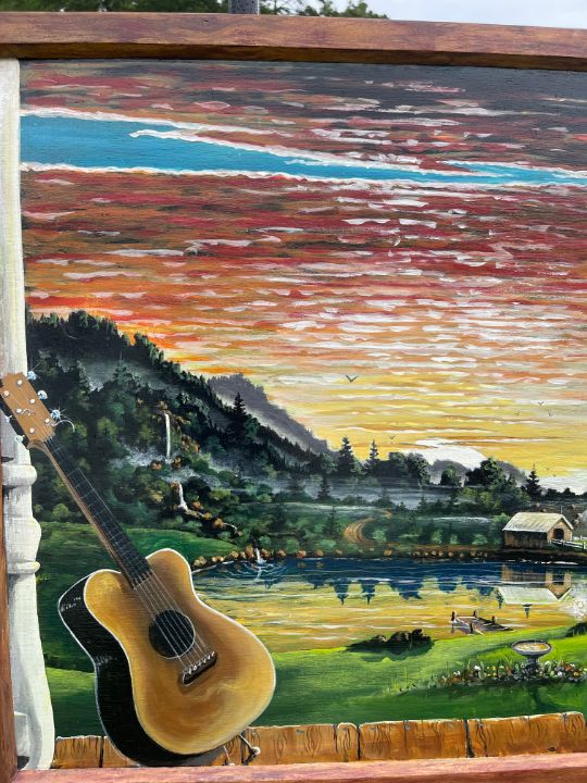 The Back Porch - George Rutherford Art - Paintings & Prints, Landscapes ...