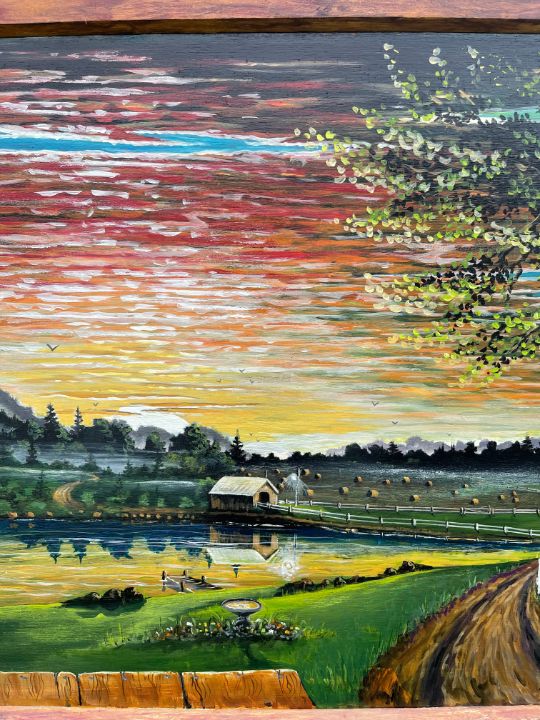 The Back Porch - George Rutherford Art - Paintings & Prints, Landscapes ...