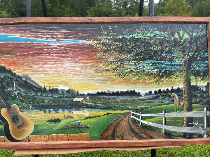 The Back Porch - George Rutherford Art - Paintings & Prints, Landscapes ...