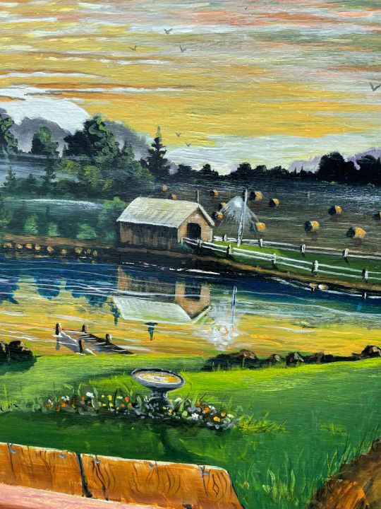 The Back Porch - George Rutherford Art - Paintings & Prints, Landscapes ...