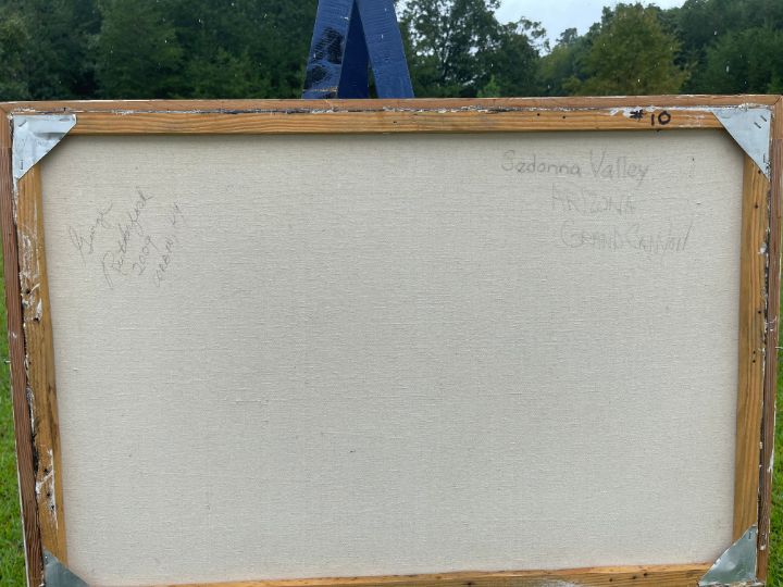 Sedona Grand Canyon (back view) - George Rutherford Art - Paintings ...