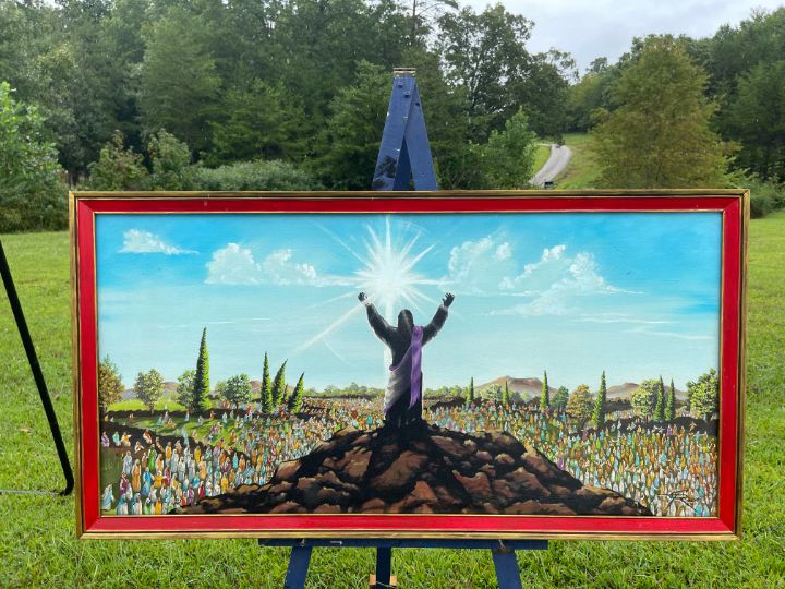 Jesus on the Mount - George Rutherford Art - Paintings & Prints ...