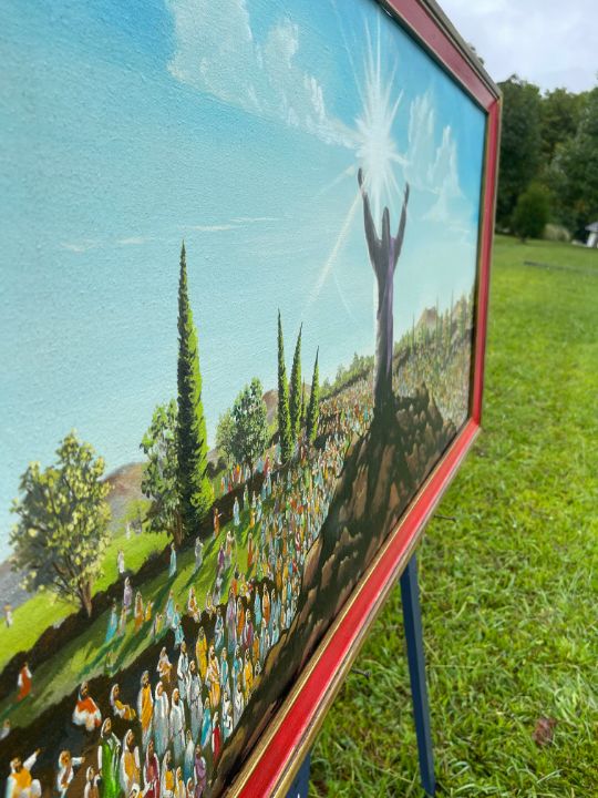 Jesus on the Mount - George Rutherford Art - Paintings & Prints ...