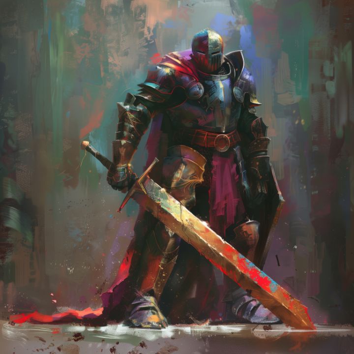 The Resolute Guardian - Talius Designs - Digital Art & AI, Fantasy ...