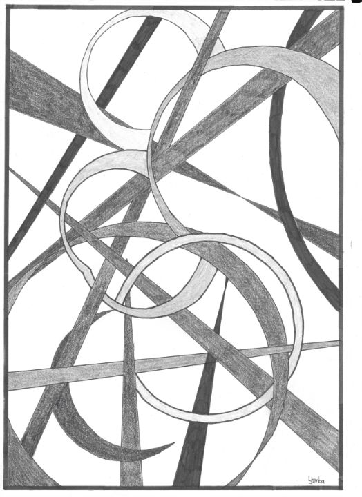 Shades of gray - YoembaDrawing - Paintings & Prints, Abstract, Other ...