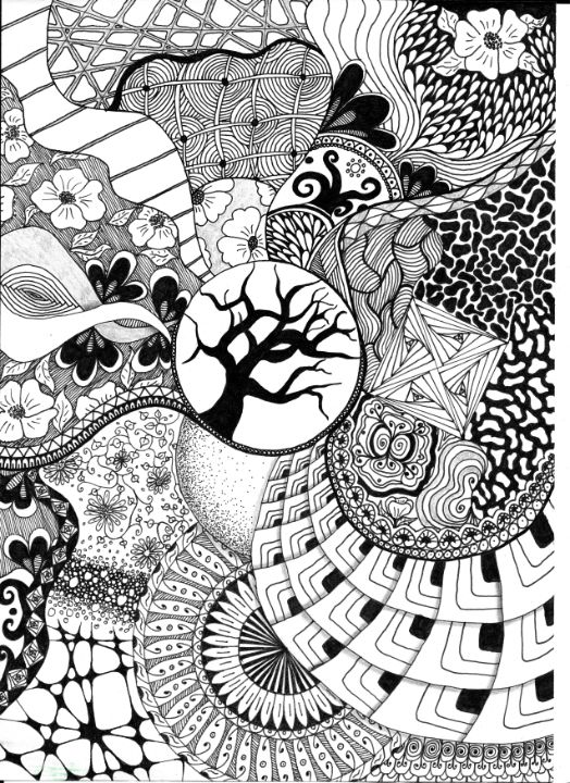 Tree of life - YoembaDrawing - Paintings & Prints, Abstract, Other ...