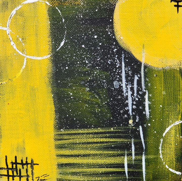 Yellow Abstract - Zinnia Isaacson - Paintings & Prints, Abstract, Color ... Yellow Abstract - Zinnia Isaacson - Paintings & Prints, Abstract, Color ...