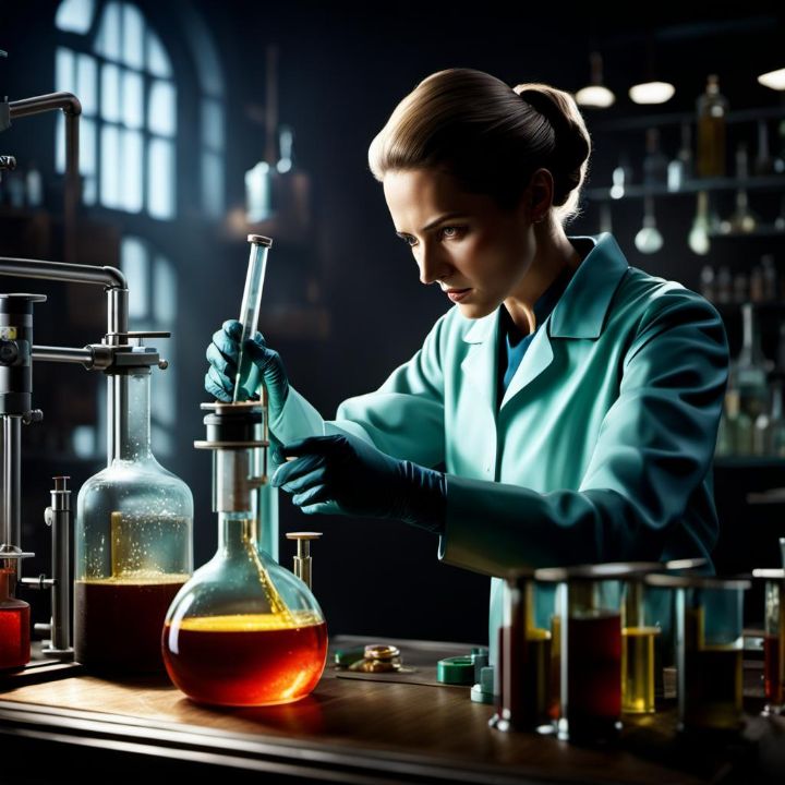 Mary Curie working in chemistry lab - ytdream - Digital Art & AI ...
