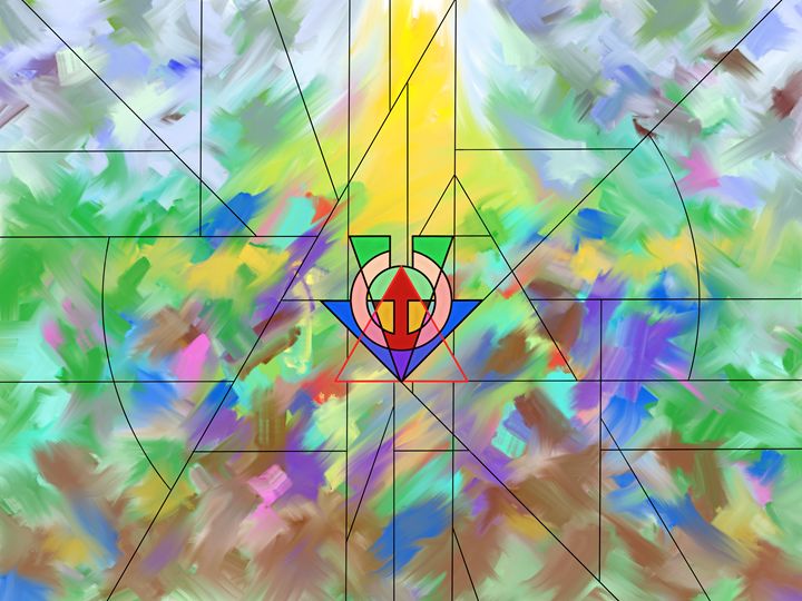 Incarnation - Aviel - Digital Art & AI, Abstract, Geometric - ArtPal
