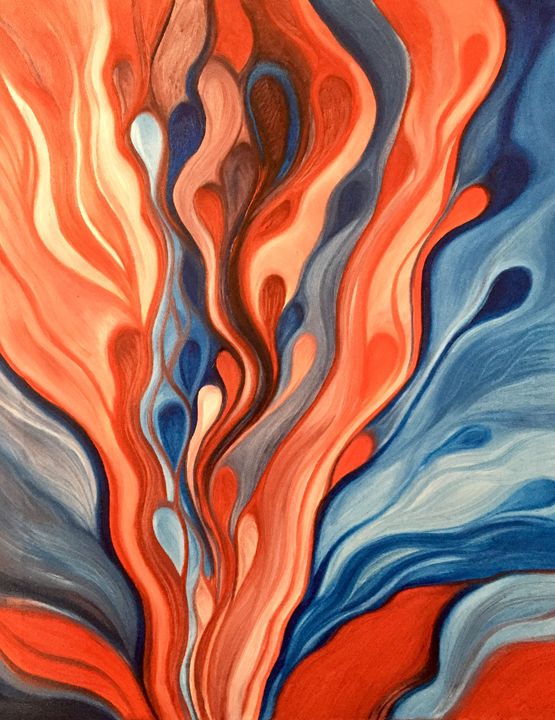 Liquid Love - Labeeb A. Hameed - Paintings & Prints, Abstract, Organic ...