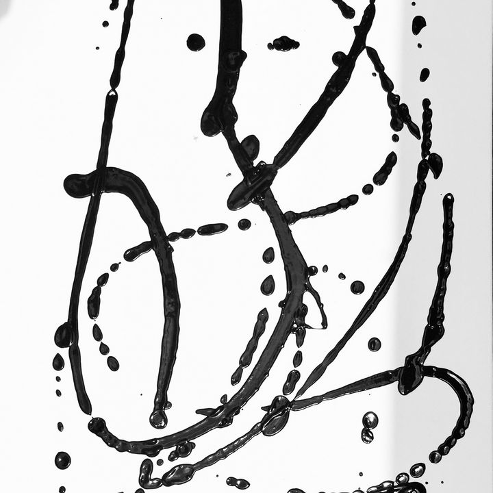 Man and His Dog - Labeeb A. Hameed - Paintings & Prints, Abstract ...