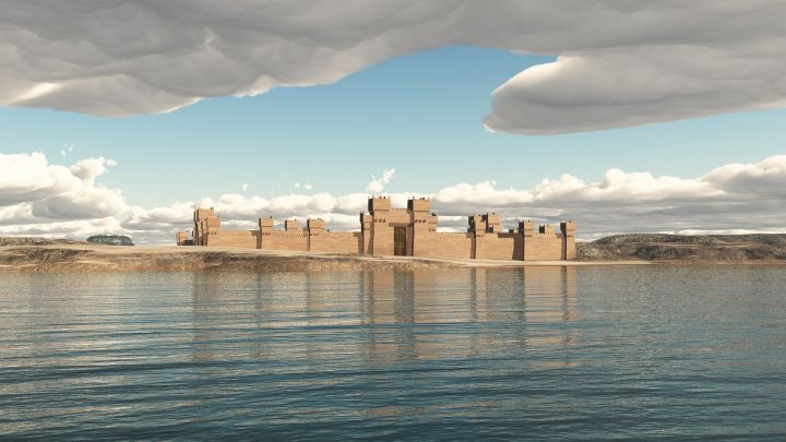 The fortress wall of Troy - Michael Rosskothen - Digital Art & AI ...