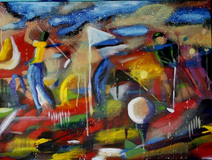 GOLF - Vitor Fernandes - VIFER - Paintings & Prints, Abstract, Other ...