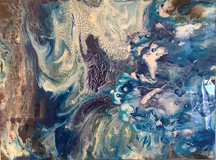 BLUE DREAM 2 - http://naturemodernart.com - Paintings & Prints ...