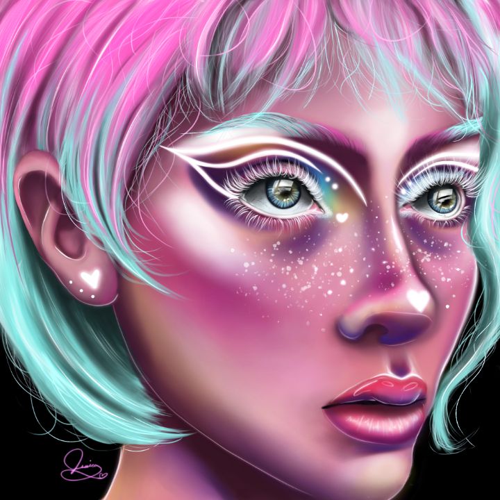 Neon - Dainty Elf Art - Digital Art & AI, Fantasy & Mythology, Fantasy ...
