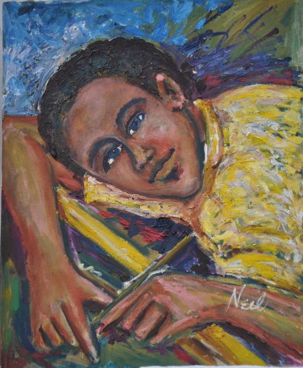 Dreamer - Neil's Original Art - Paintings & Prints, People & Figures ...