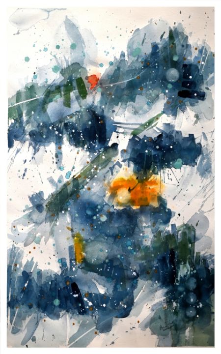 #314 Boxwood Blue - Rocco Pisto Paintings - Paintings & Prints ...