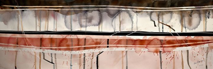 #338 Sky drips - Rocco Pisto Paintings - Paintings & Prints, Abstract ...