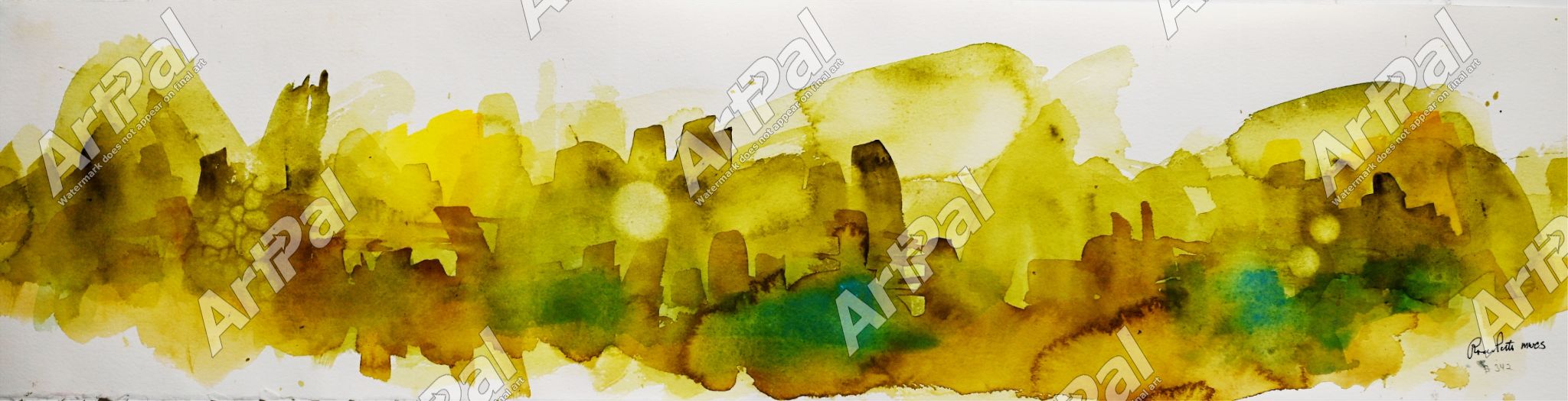 #342 Olive Green City - Rocco Pisto Paintings - Paintings & Prints ...