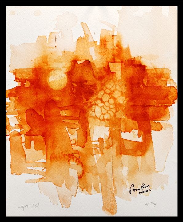 #344 Light Red monochrome - Rocco Pisto Paintings - Paintings & Prints ...