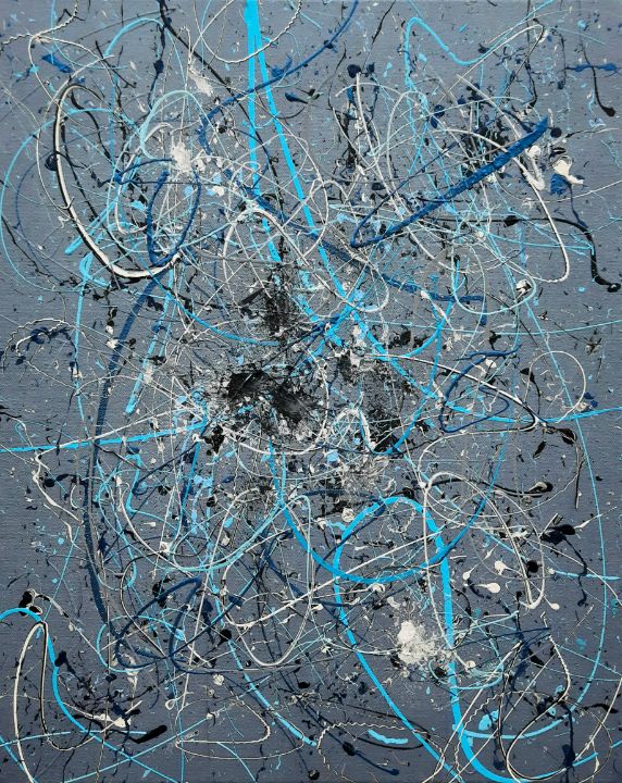 Blue Sky By Morning - Simon Slater - Paintings & Prints, Abstract ...