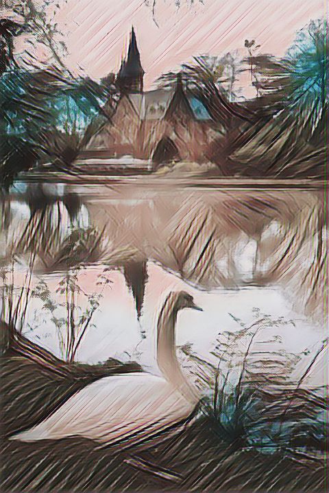 Der belgische Schwan - Art & Love by kasaan - Digital Art & AI, Animals ...