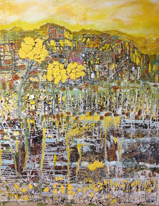 The Sunshine - Sima Arts - Paintings & Prints, Abstract, Landscape - ArtPal