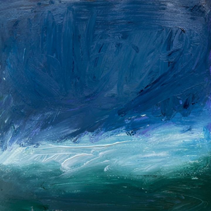 MOON WATER - Lou Hamilton Art - Paintings & Prints, Landscapes & Nature, Skyscapes, Night Sky ...