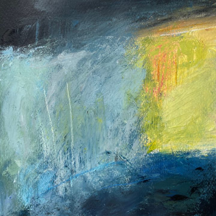 CANAL BRIDGE - Lou Hamilton Art - Paintings & Prints, Abstract ...