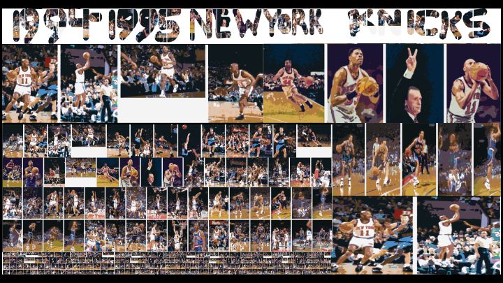 1994-1995 New York Knicks - ASN Artwork - Paintings & Prints, Sports ...