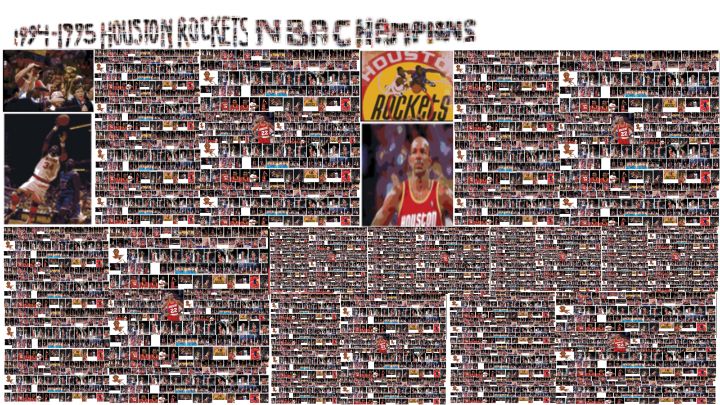 1994-1995 Houston Rockets - ASN Artwork - Paintings & Prints, Sports ...