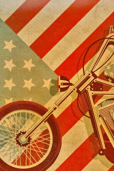 Easy Rider 1969 - Sandman Design - Paintings & Prints, Entertainment ...