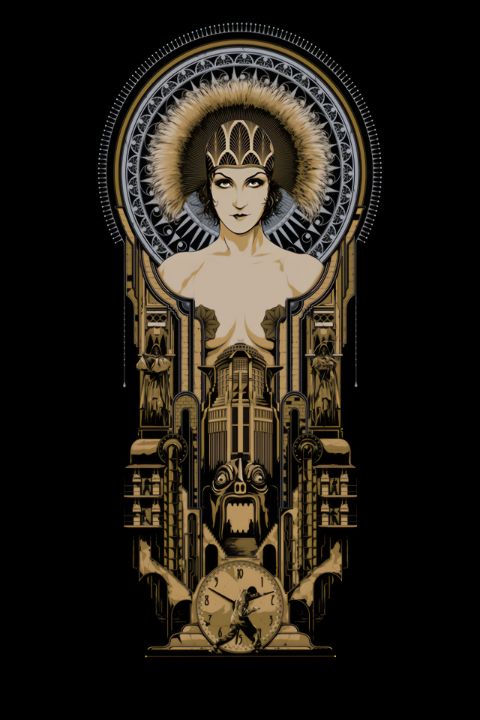 Metropolis - 1927 - Sandman Design - Paintings & Prints, Entertainment ...