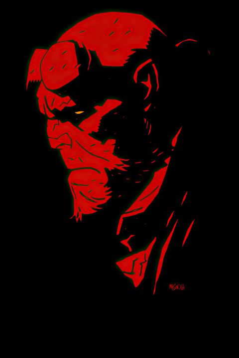 Hellboy 2004 - Sandman Design - Paintings & Prints, Entertainment ...