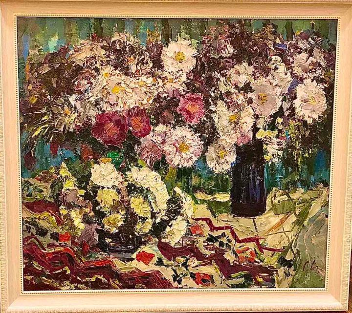 Asters (2000) - MasterPiece of Art - Paintings & Prints, Still Life ...