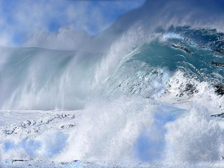 Hawaii, Wild Sea - Cee Kay Creations - Digital Art & AI, Landscapes ...