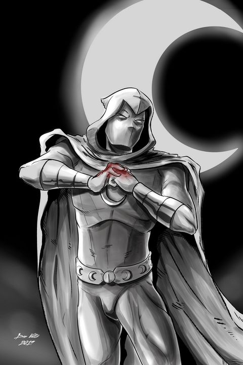 Moon Knight - Dan Voltz Art Store - Drawings & Illustration ...