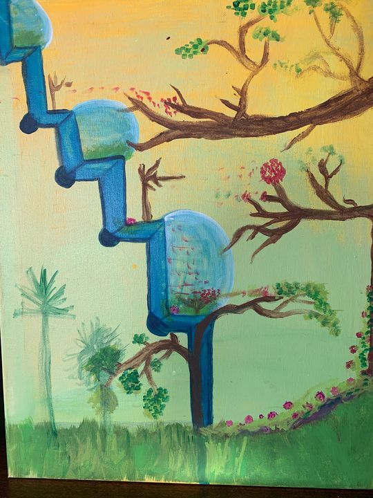 World of bubblybliss - Four dimensional paintings - Paintings & Prints ...