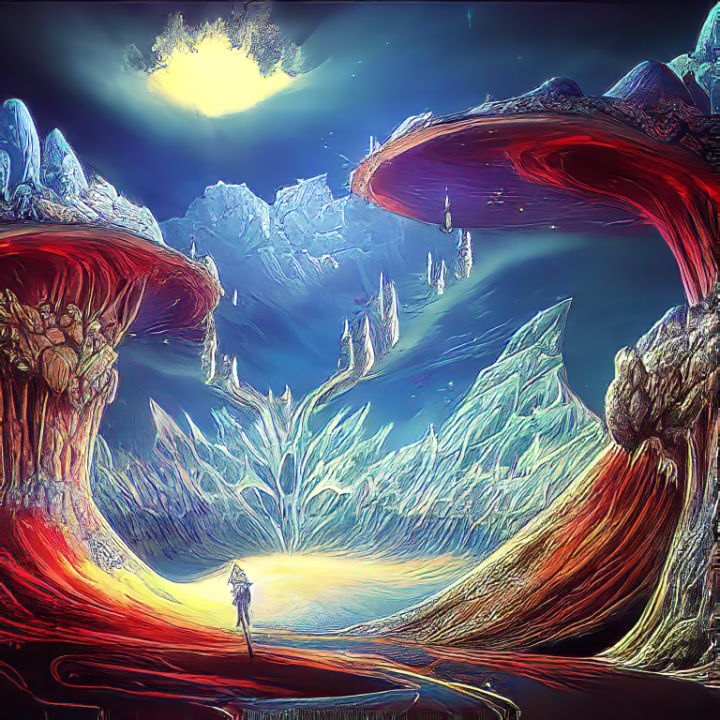 Abstract Fantasy Landscape (6) - MaiikeArtsDesign - Digital Art ...