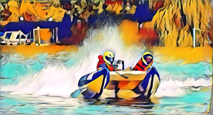 Motor Boat Racing (1) - V4 - MaiikeArtsDesign - Digital Art, Vehicles ...