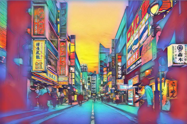 Digital Art - Tokyo Night (3) - MaiikeArtsDesign - Digital Art & AI ...