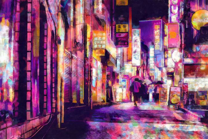 Digital Art - Tokyo Night (4) - MaiikeArtsDesign - Digital Art & AI ...