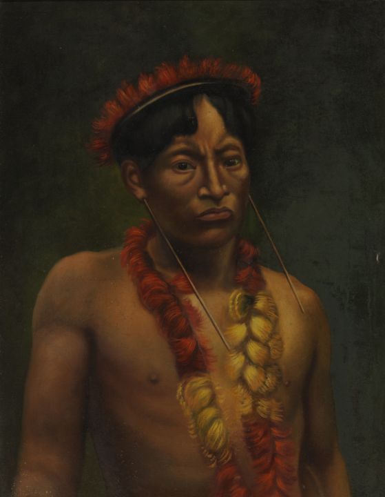 Conibo Indian - Unique Artworks Collection - Paintings & Prints, People & Figures, Portraits ...