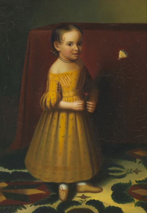 Portrait of a Young Girl with Rose a - Unique Artworks Collection ...