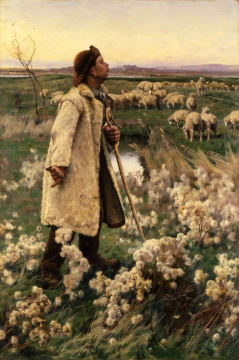Shepherd - Unique Artworks Collection - Paintings & Prints, People ...
