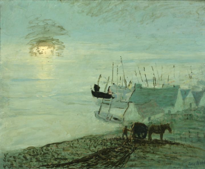 Beach Scene verso of 1929 6 79A - Unique Artworks Collection ...