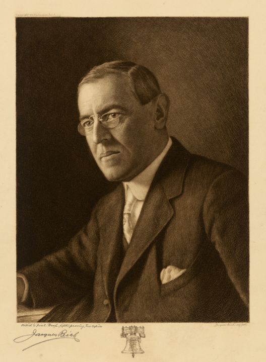Woodrow Wilson - Unique Artworks Collection - Paintings & Prints ...
