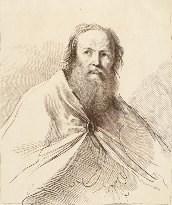 Male Portrait with Drapery over Shou - Unique Artworks Collection ...